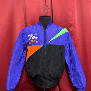 Vintage Team Arctic Cat Racing Jacket 90’s Neon Snowmobile Sledneck ...