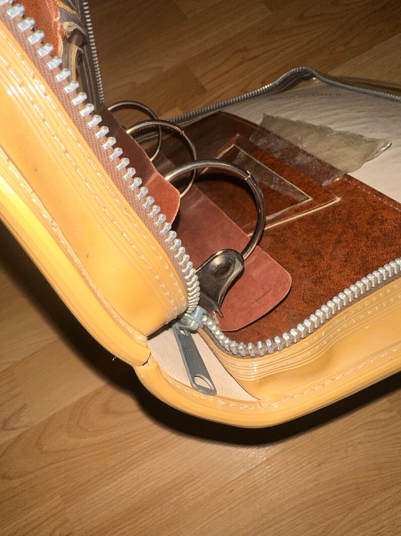 Vintage Leather 3 Ring Binder Solid E Leather Split Cowhide 60’s/70’s ...