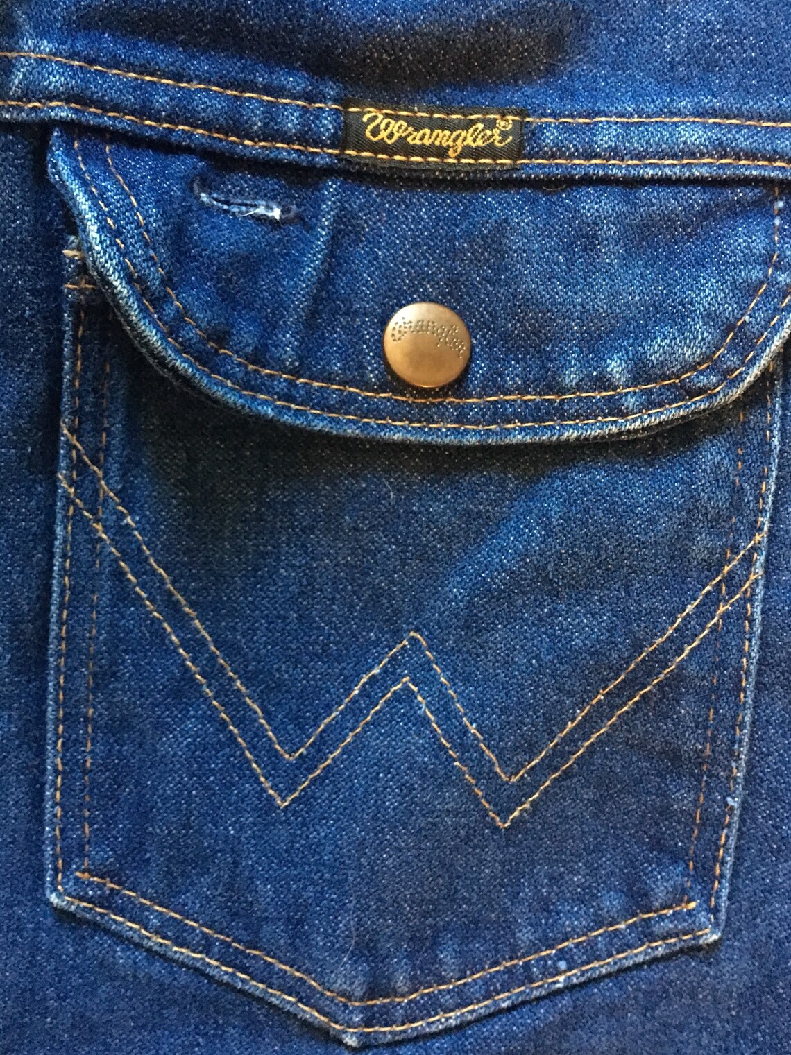 Wrangler No Fault Denim Jacket 1970s Vintage Jean Jacket - Etsy