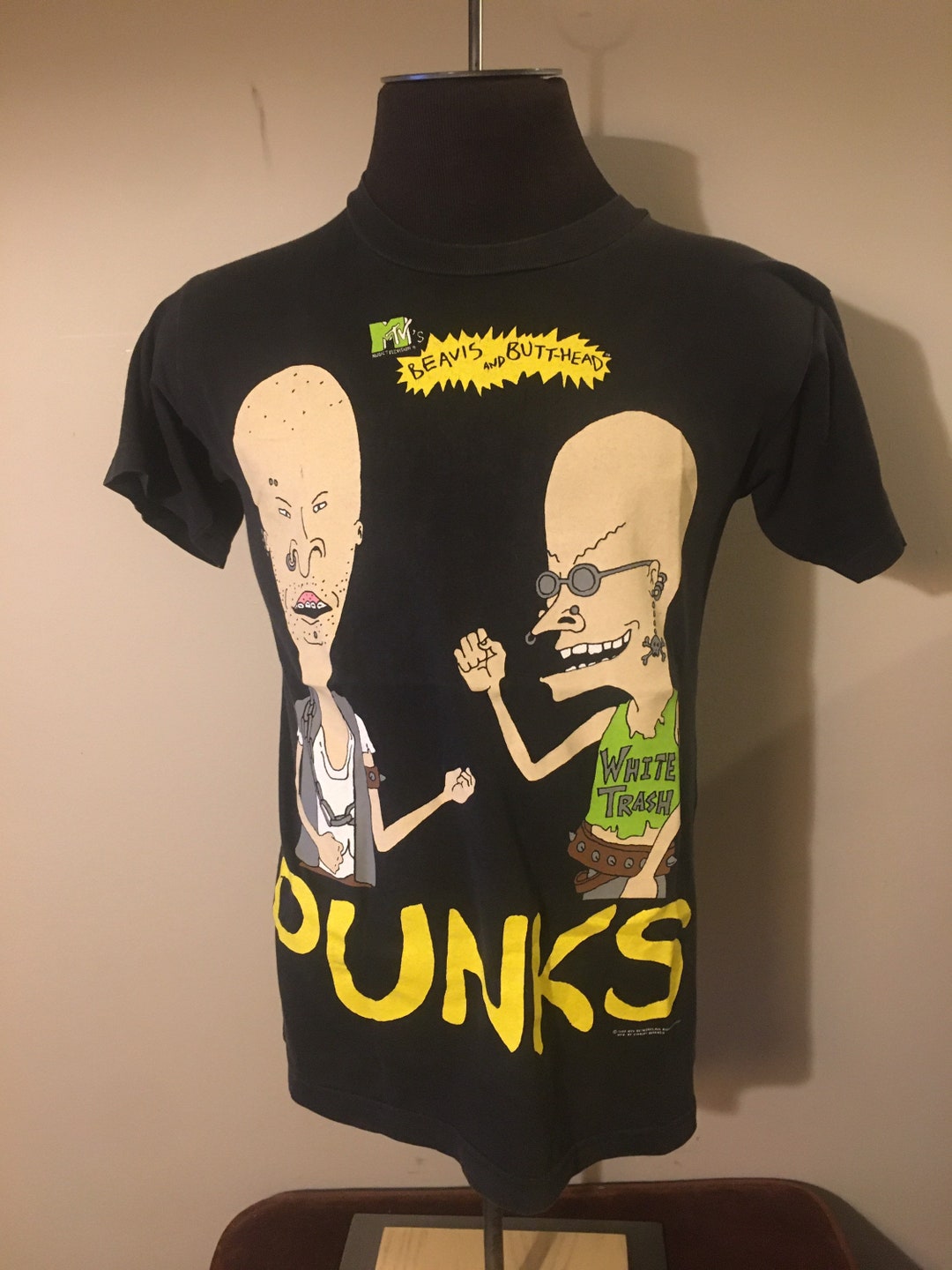 Vintage Beavis and Butthead Shirt Punk Parody Etsy Polska