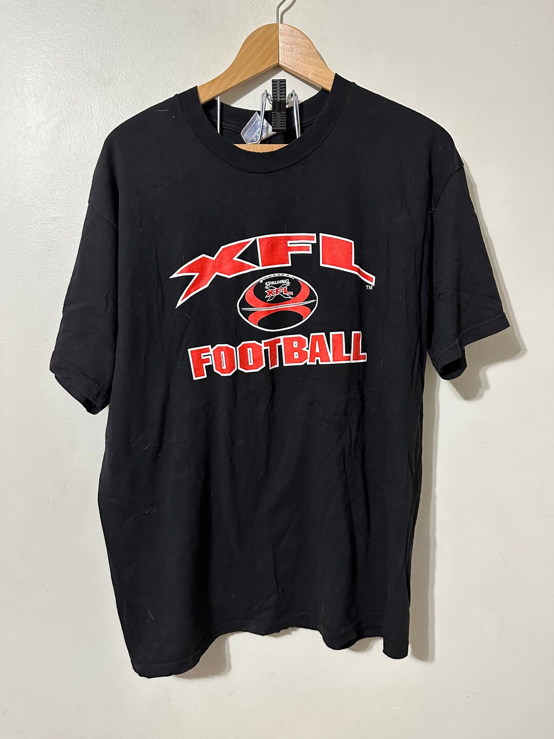 Vintage XFL Shirt WWF WWE Football Sportswear Big Logo Grail - Etsy