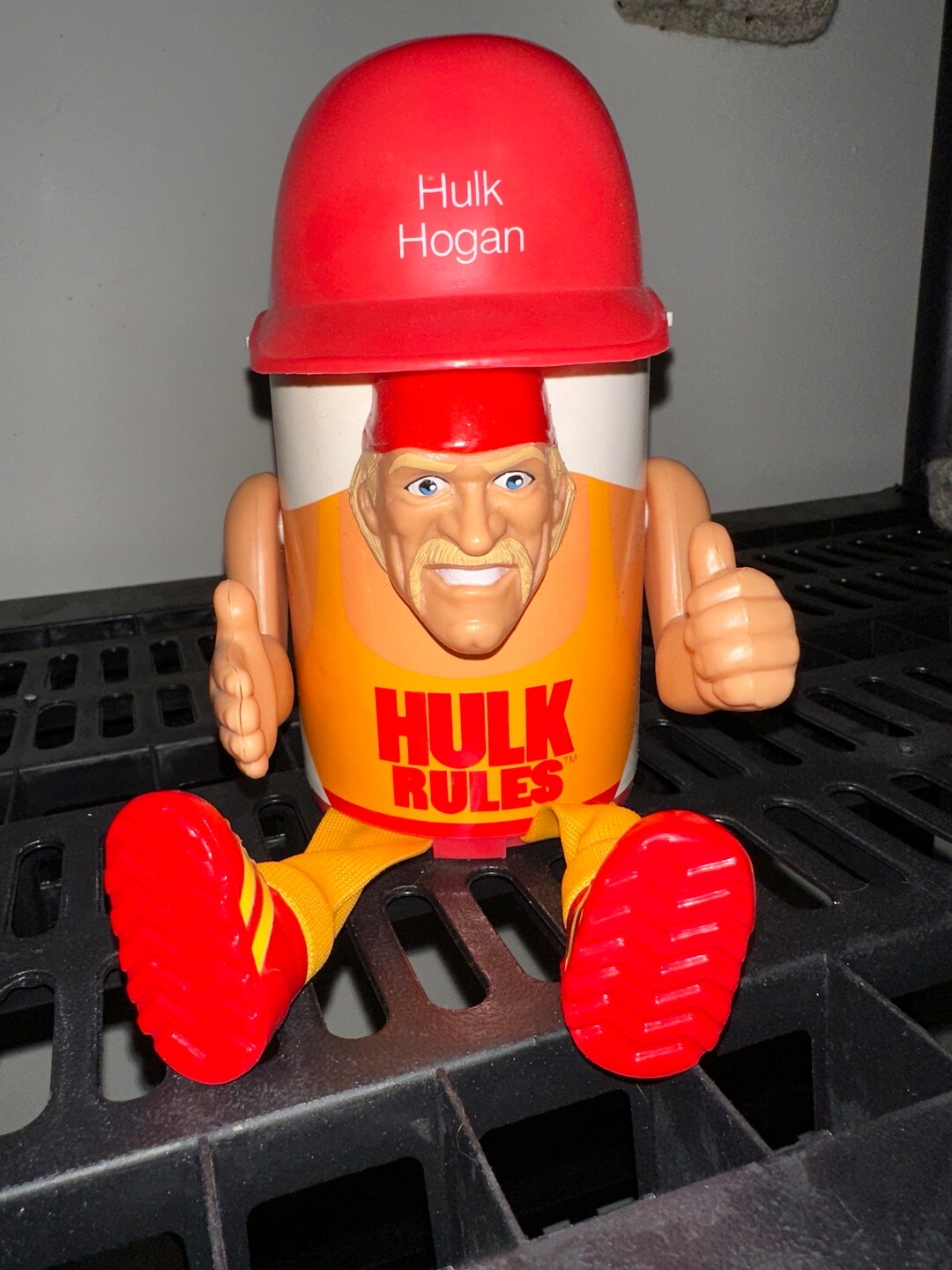 Vintage Hulk Hogan Beer Cozy 80s WWF Wrestling Puppet Cup Cooler - Etsy