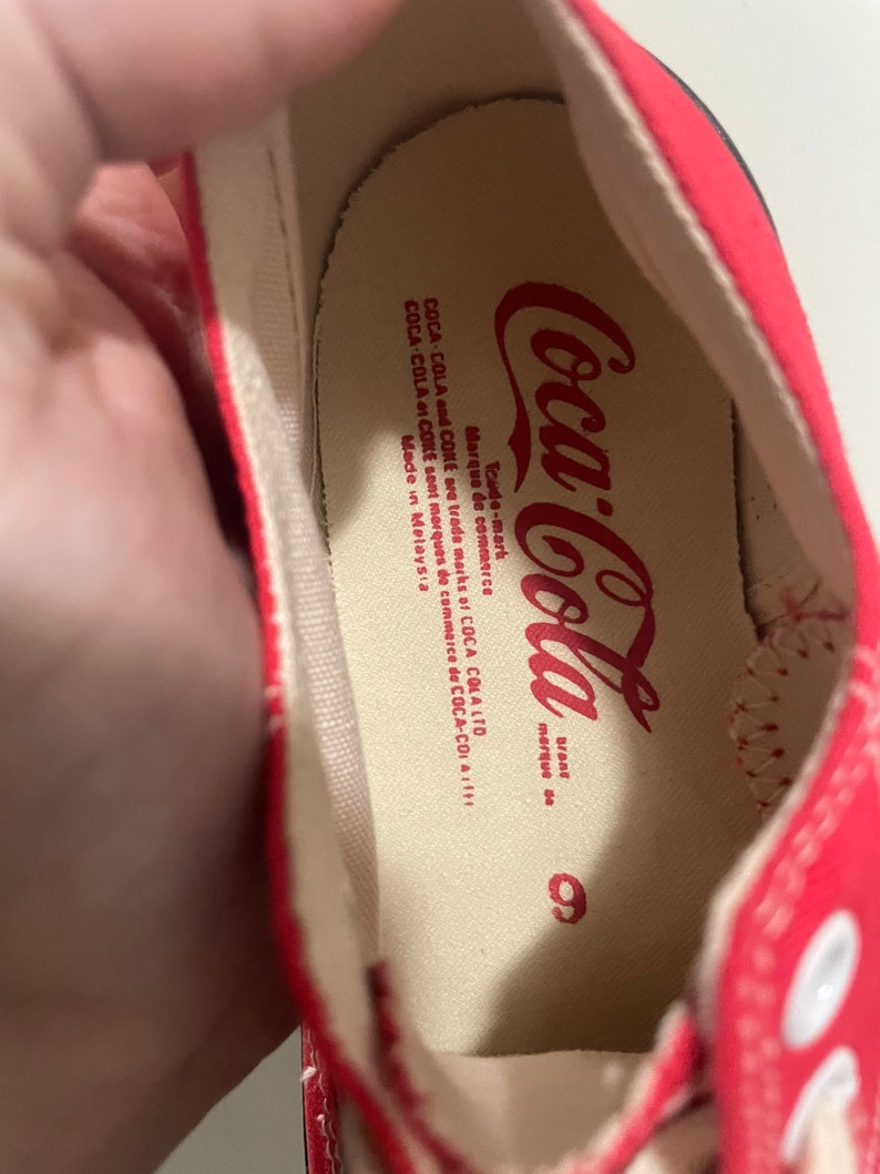 Vintage Coca Cola Sneakers 80s/90s Shoes - Etsy