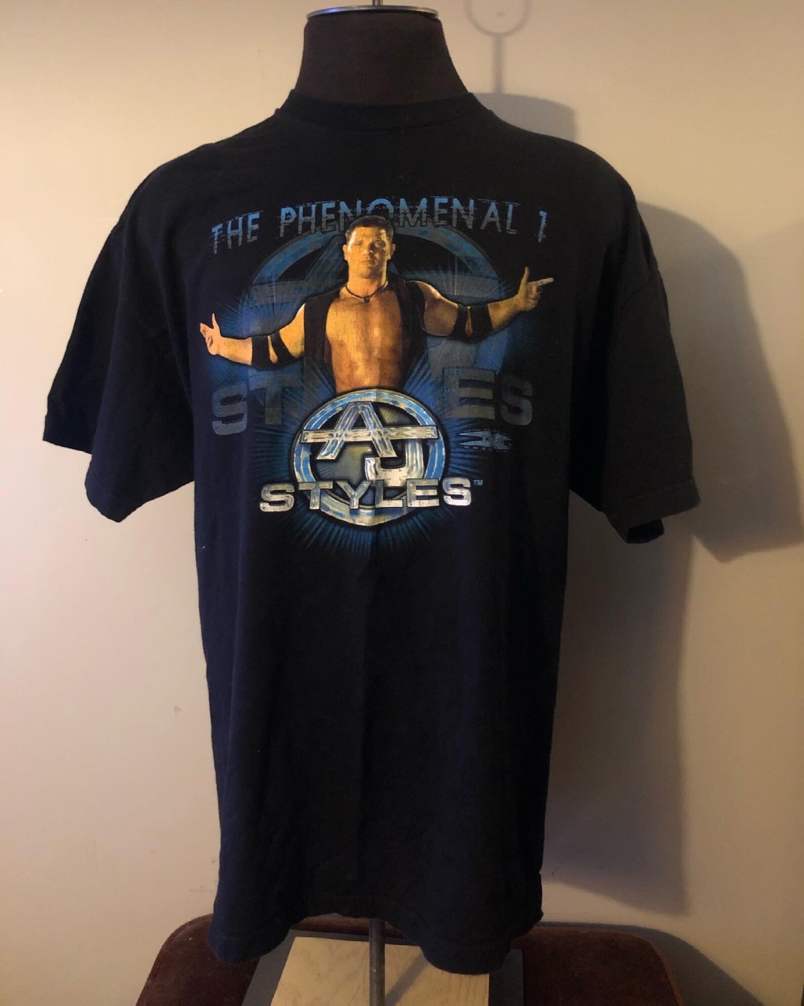 Vintage AJ Styles Shirt TNA Wrestling Grail | Etsy