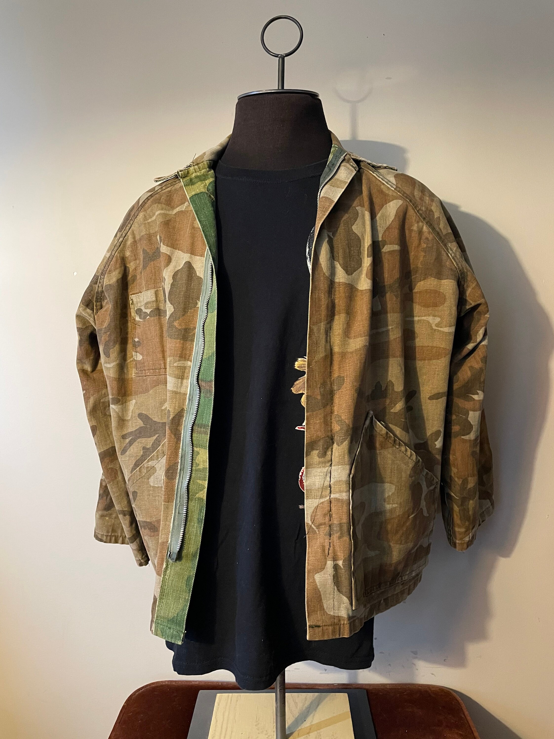 Vintage Reversible Camo Jacket 70s Ranger Grail - Etsy