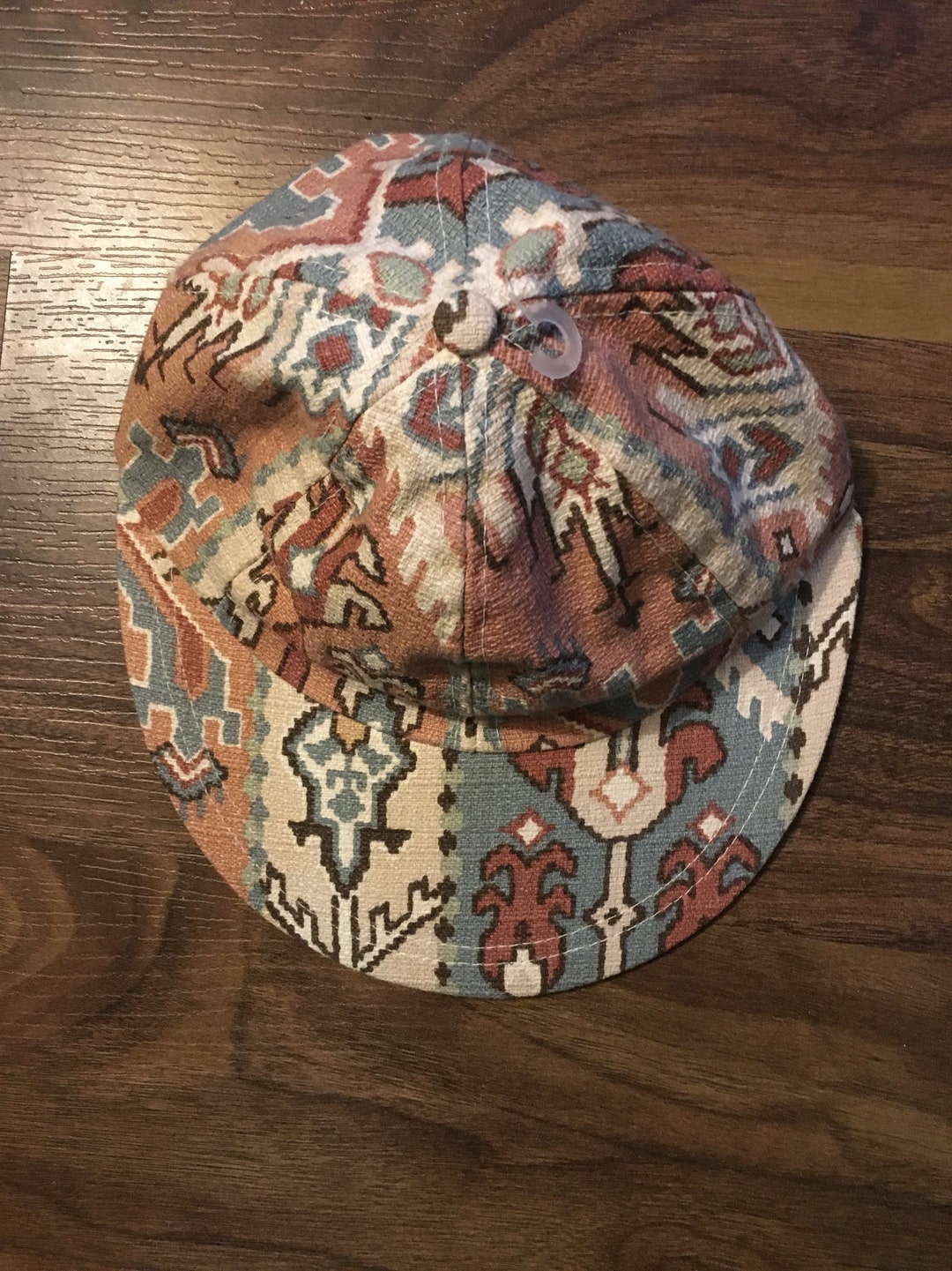 Vintage Merkley Headgear Aztec Print Hat - Etsy