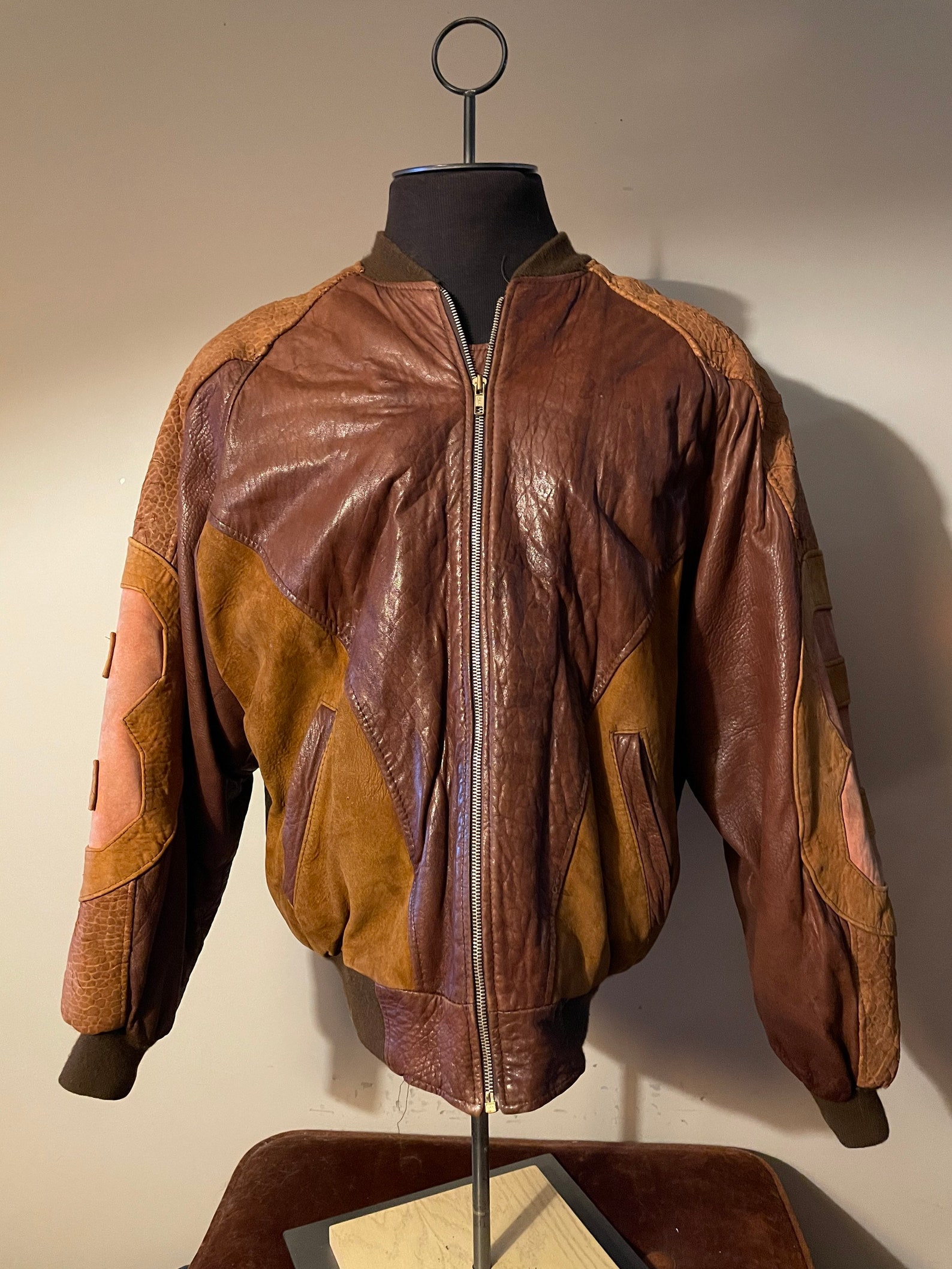 Vintage Eight Ball Leather Jacket Michael Hoban Style 8 Ball - Etsy