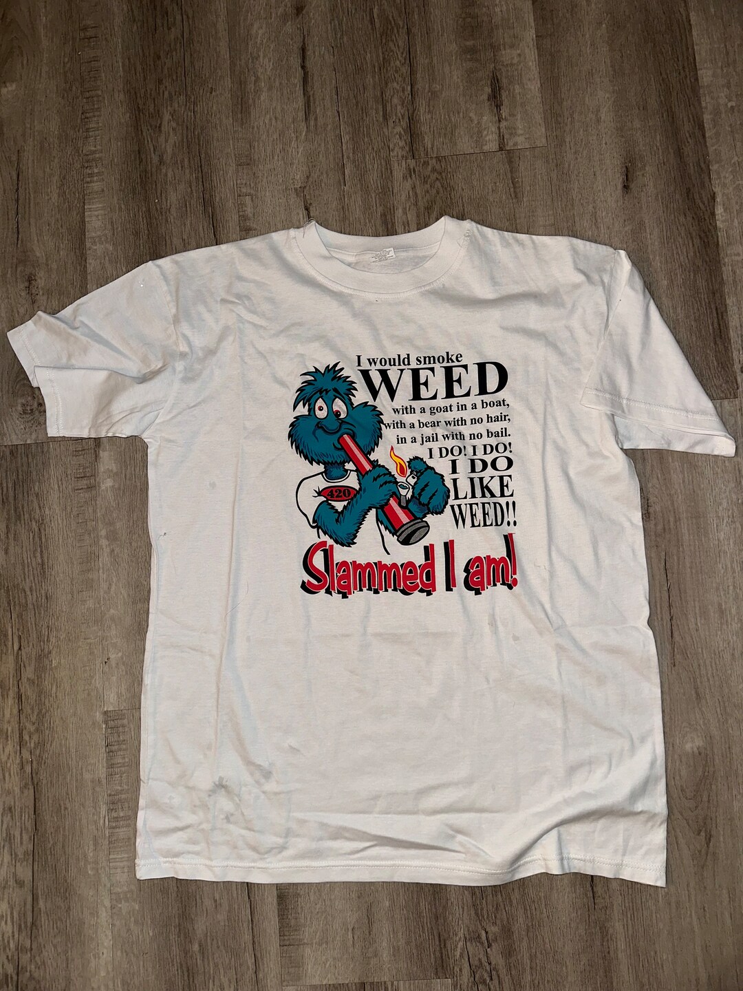 Vintage Weed Parody Tshirt 90s Slammed I Am Streetwear Stoner - Etsy