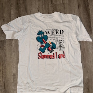 Vintage Weed Parody Tshirt 90s Slammed I Am Streetwear Stoner - Etsy
