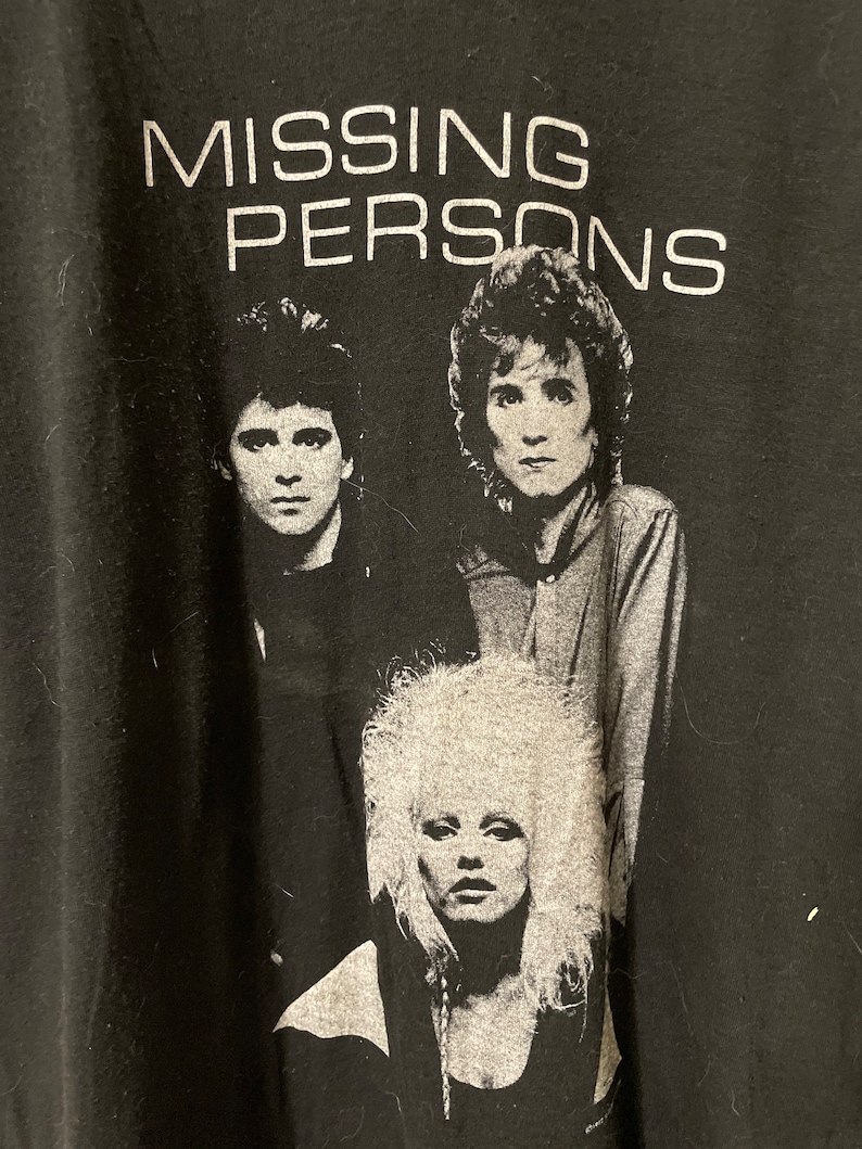 Vintage Missing Persons Band Shirt 80s - Etsy