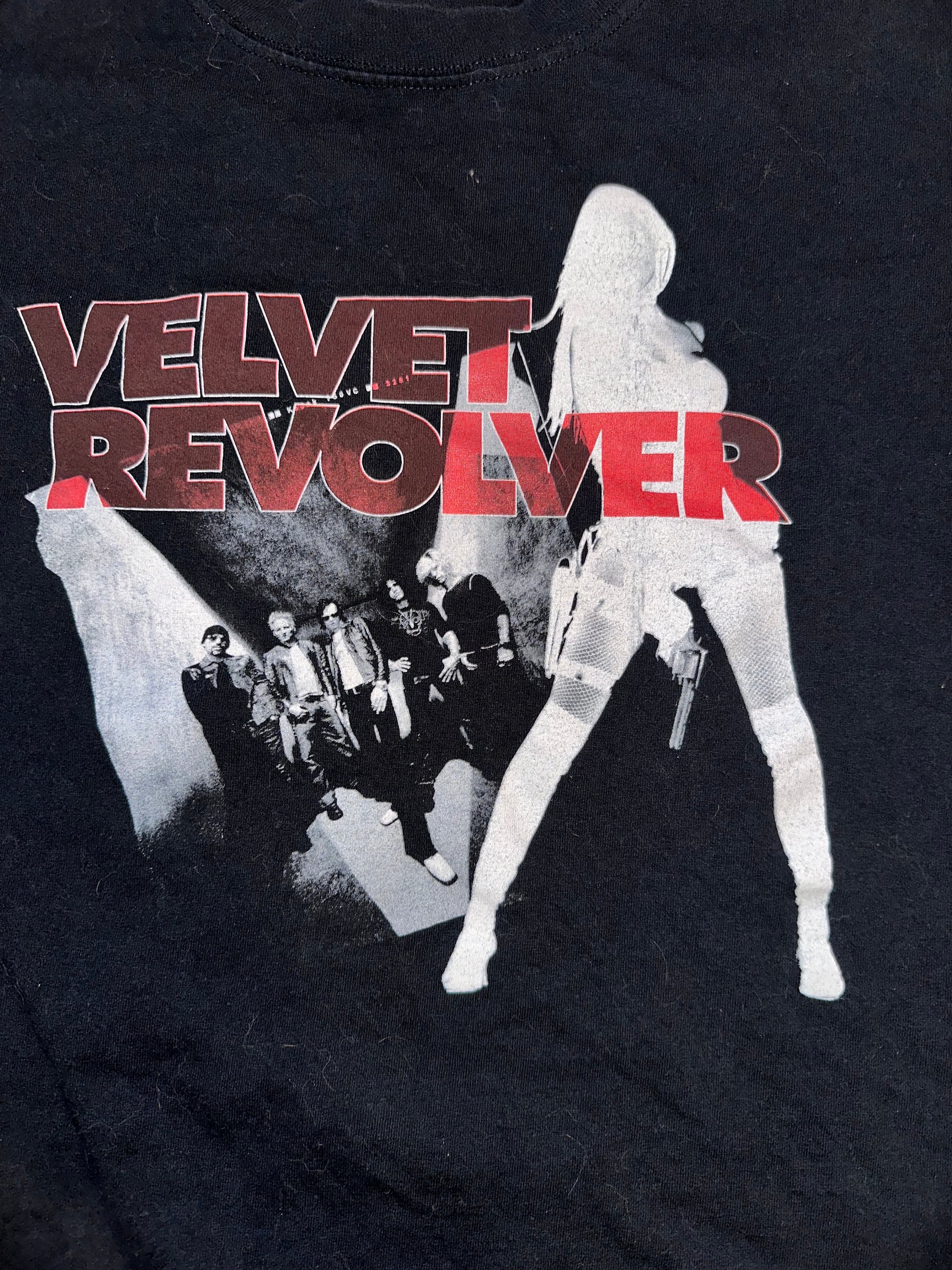 Vintage Velvet Revolver Tshirt Y2K Concert Tour Band Tee Streetwear ...