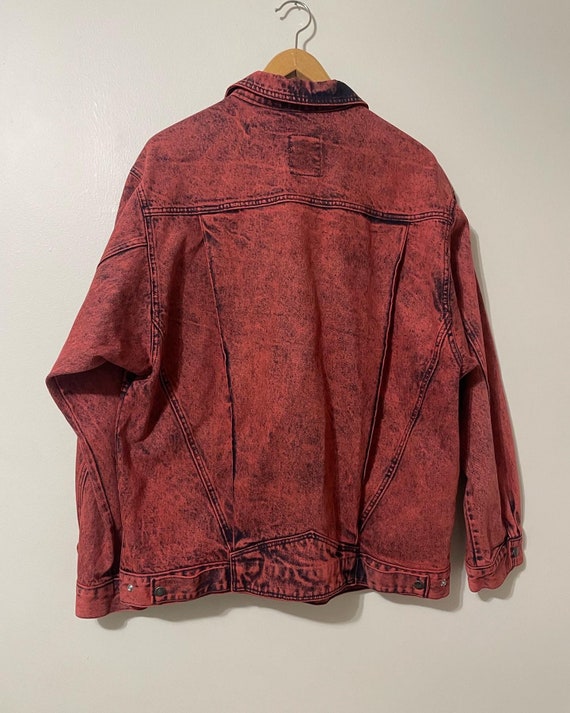 Vintage Memo Jean Jacket Acid Wash Rusty 80s Denim - Gem