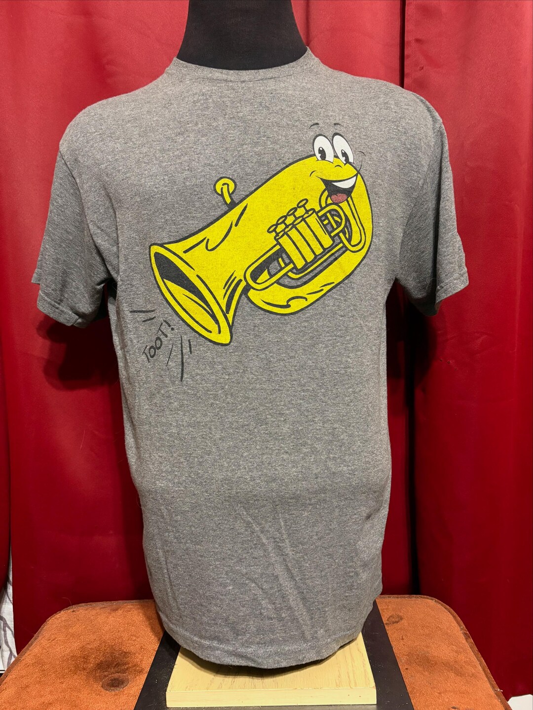 Vintage Cartoon Trumpet Tshirt 90’s Cute Toot Personified Animation - Etsy