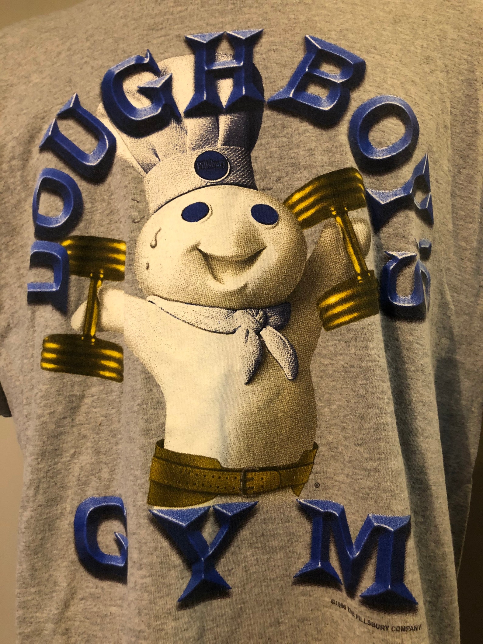 Vintage Pillsbury Doughboy Shirt Worlds Gym Parody - Etsy