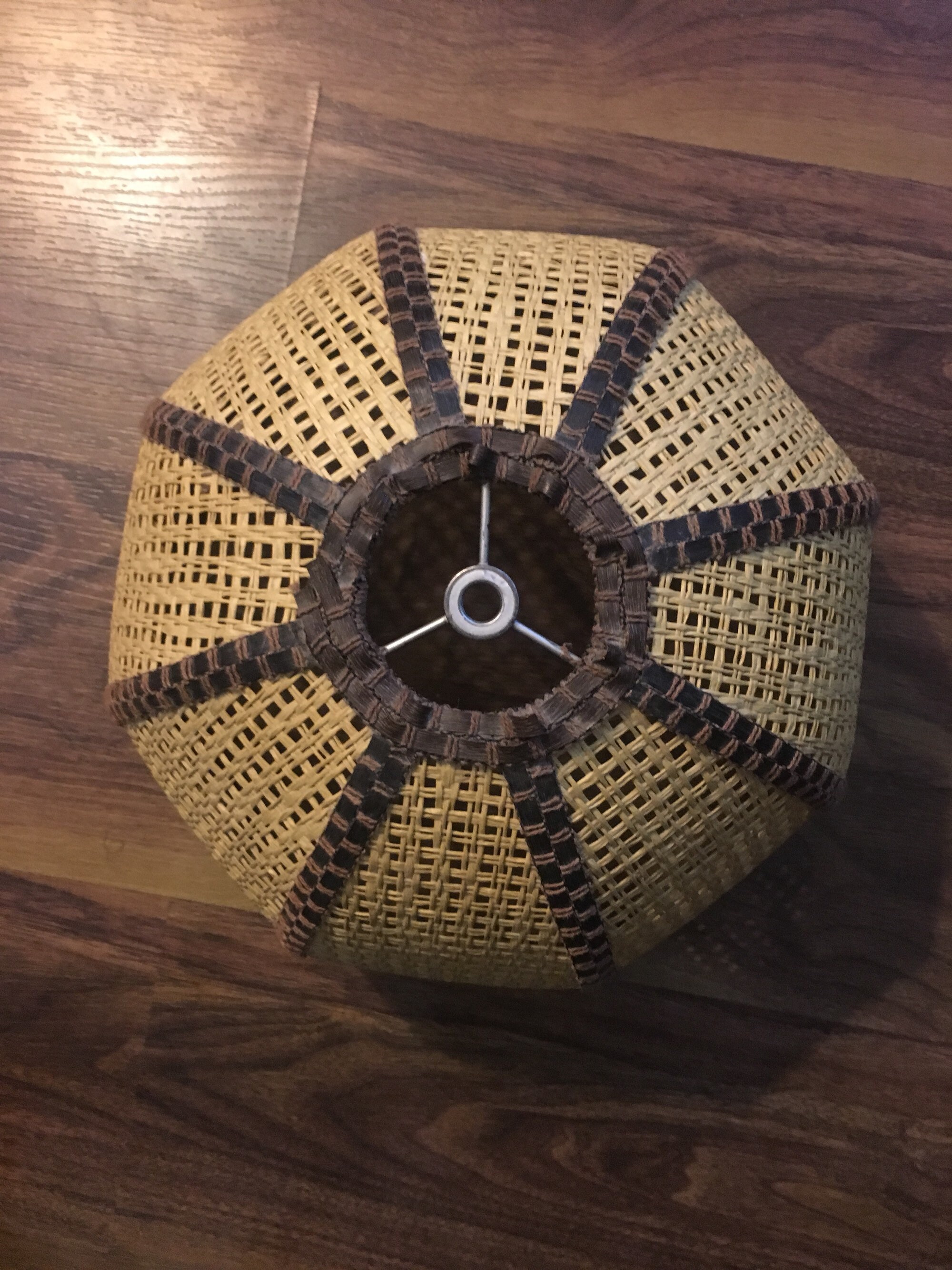 Vintage Wicker Rattan Lamp Shade Stranger Things Season 3 Episode 8 - Etsy