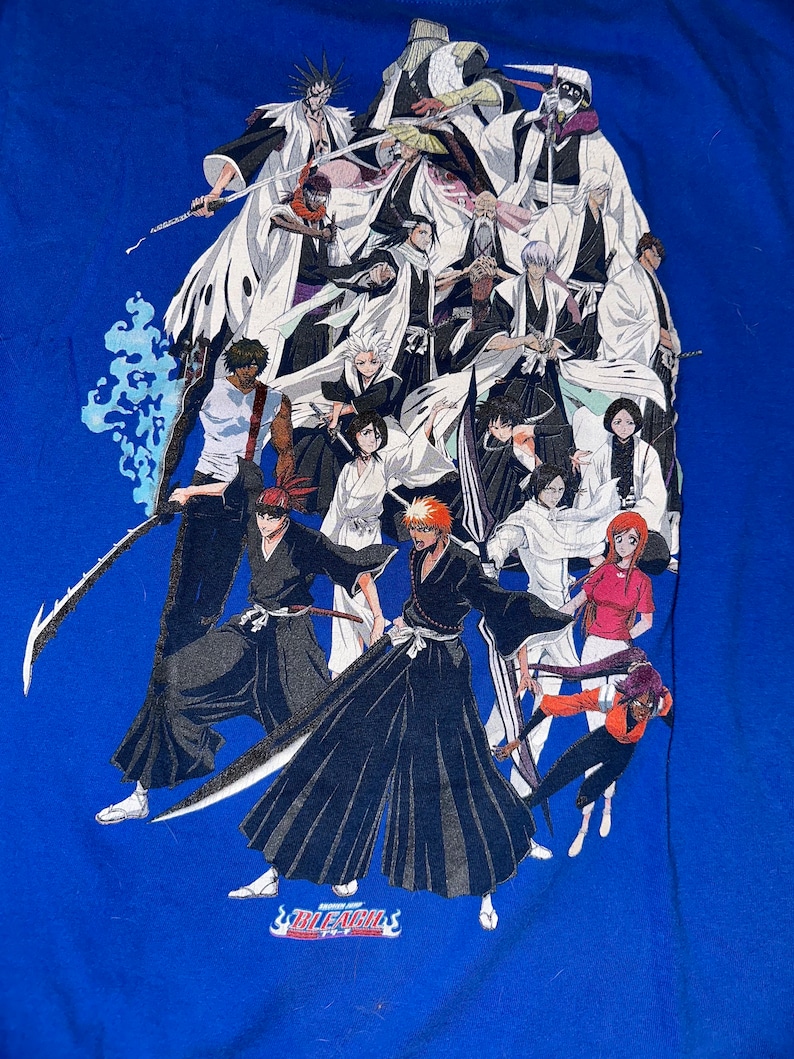Vintage Bleach Anime Tshirt Y2K Manga Streetwear Grail - Etsy
