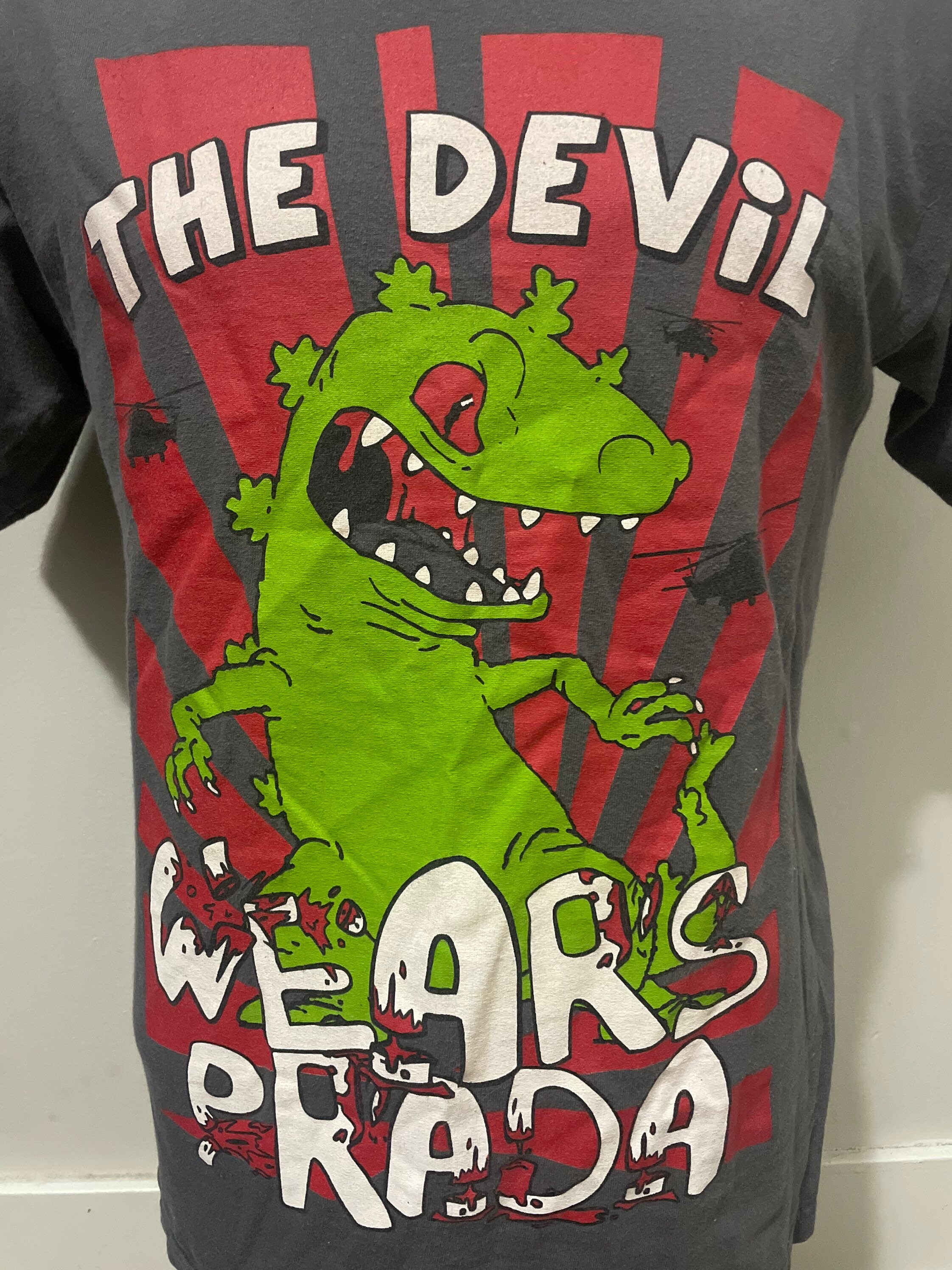 The Devil Wears Prada Shirt Rugrats Cartoon Raptar Godzilla Y2K Band ...