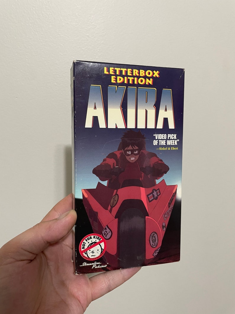 Vintage Akira VHS Movie 80s Letterbox Edition Rare Anime - Etsy