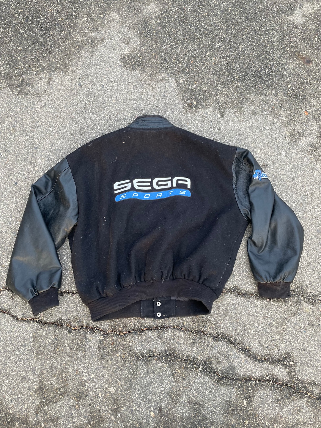 Vintage Sega Sports Jacket Sega Genesis Video Game Grail Letterman ...
