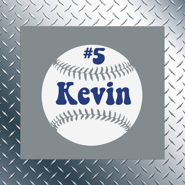 Baseball Decal - Etsy