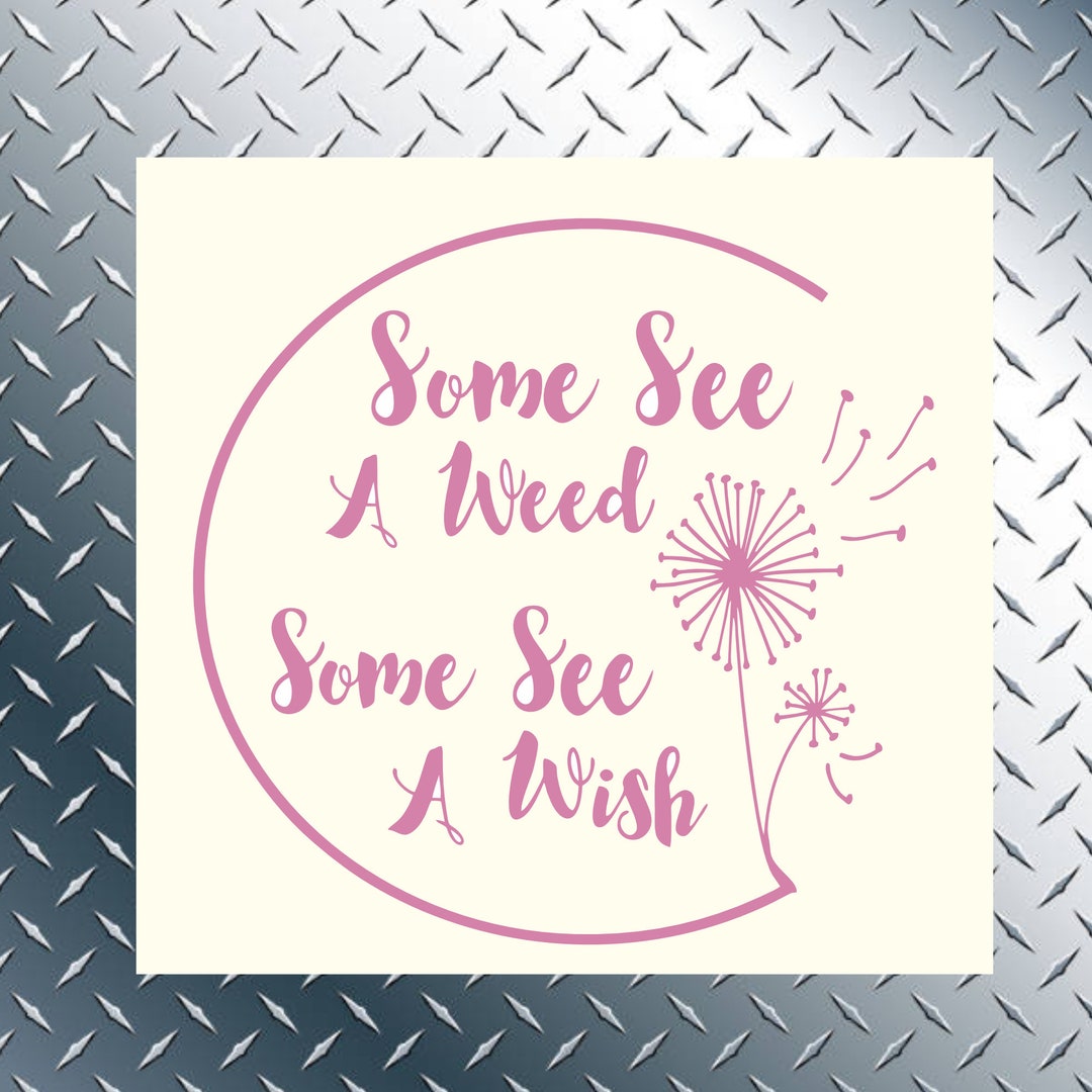 Dandelion Car Decal, Dandelion Wishes Decal - Etsy