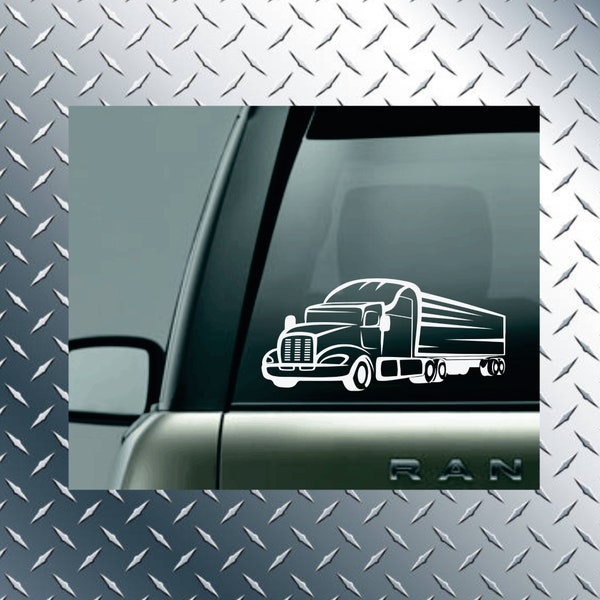 18 Wheeler Decal - Etsy
