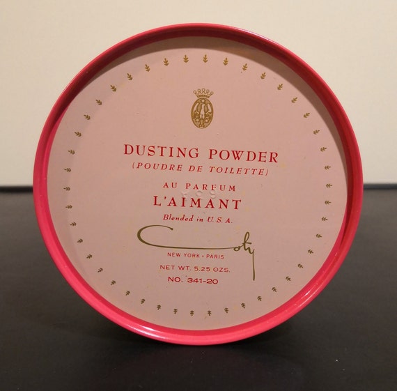 Vintage L’Aimant By Coty Dusting Powder Mid Century N… - Gem