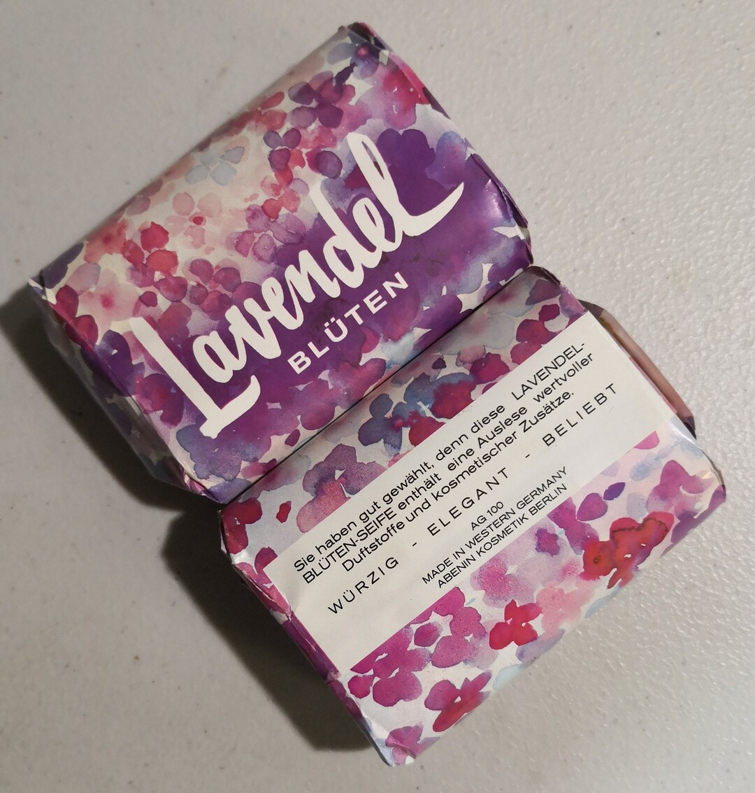 LAVENDEL Vintage Soap Made in West Germany Lot of 2 NOS Rare 208A - Etsy