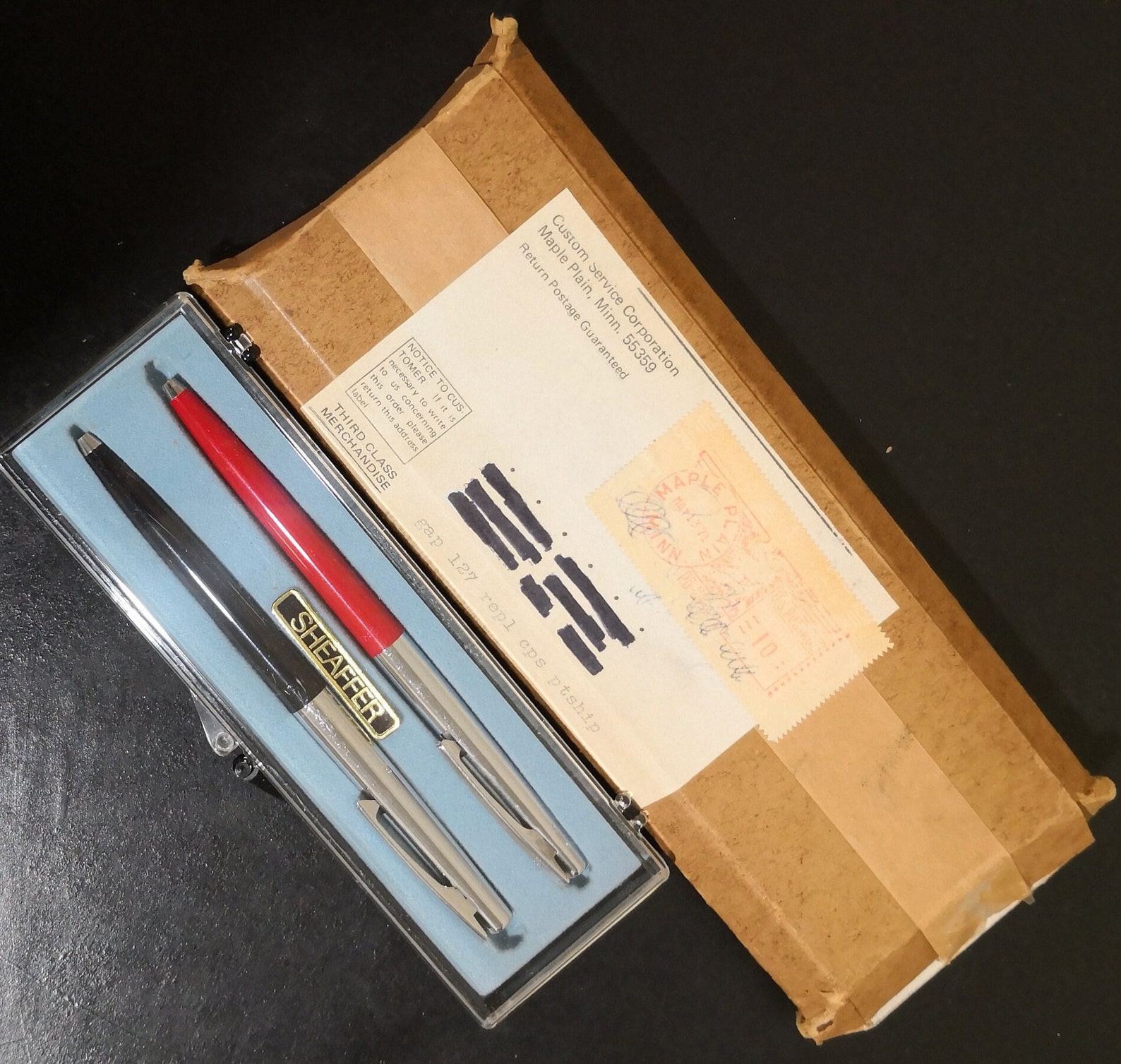 Vintage Sheaffer Pen Set New in Box -- 485A - Etsy