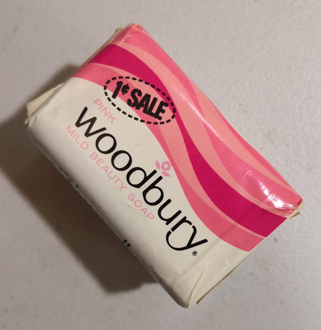 Vintage Woodbury Fresh Pink Mild Beauty Bar Soap 3 Oz. Andrew Jergens ...
