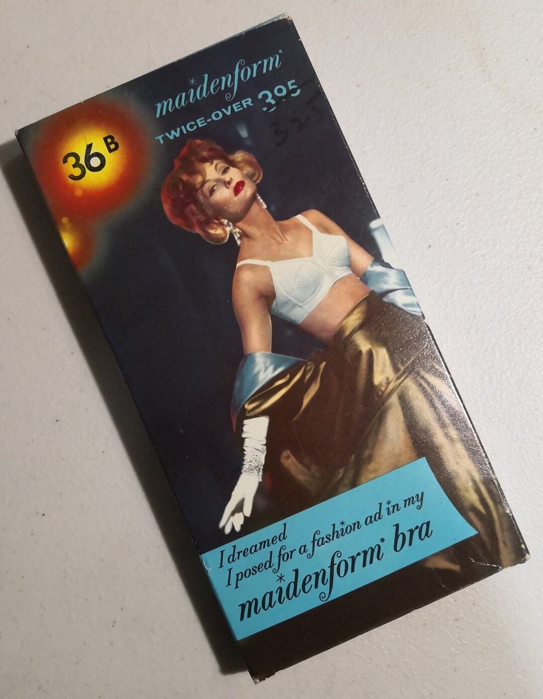 Vintage 1958 Maidenform Bra Twice Over Size 36B NIB Very Rare -- 396A ...