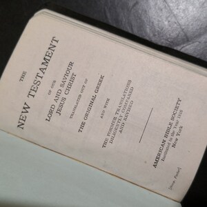 Vintage Mid-century New Testament Pocket Bible Lot of 3 -- 493A - Etsy