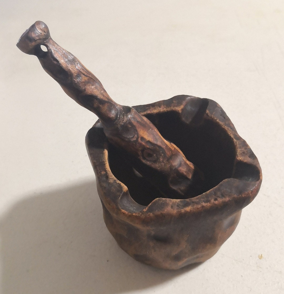 Antique 1930s Hand Carved Acacia Hard Wood Mortar & Pestle Rare 6969 - Etsy