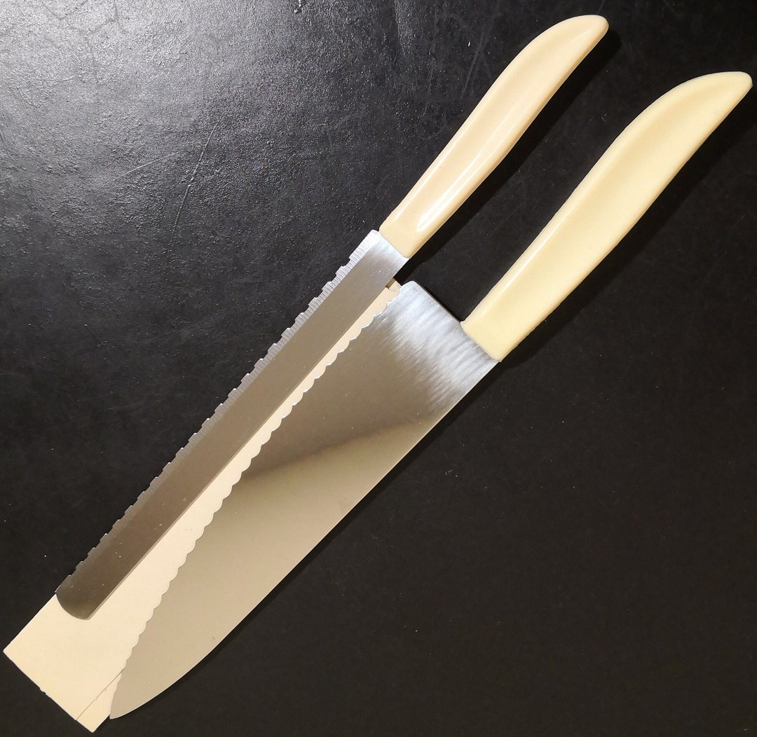 Vintage Quikut Cutlery Stainless Steel Knife Set NIB Never Used -- 529A ...
