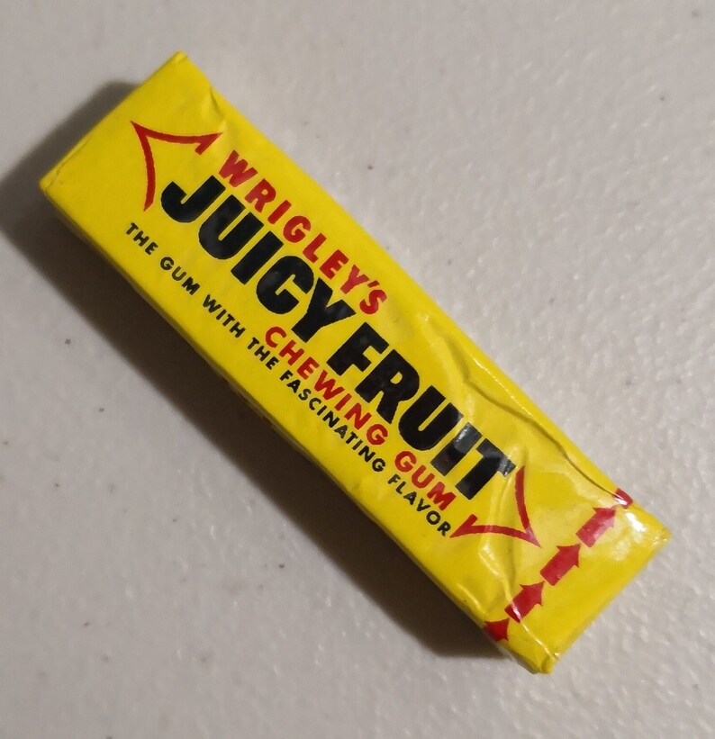 Vintage 1950s Wrigley's Juicy Fruit Chewing Gum Original Sealed NOS ...