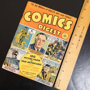 Vintage Comics Digest 100 Picture Pages of True Adventures -- 533A - Etsy
