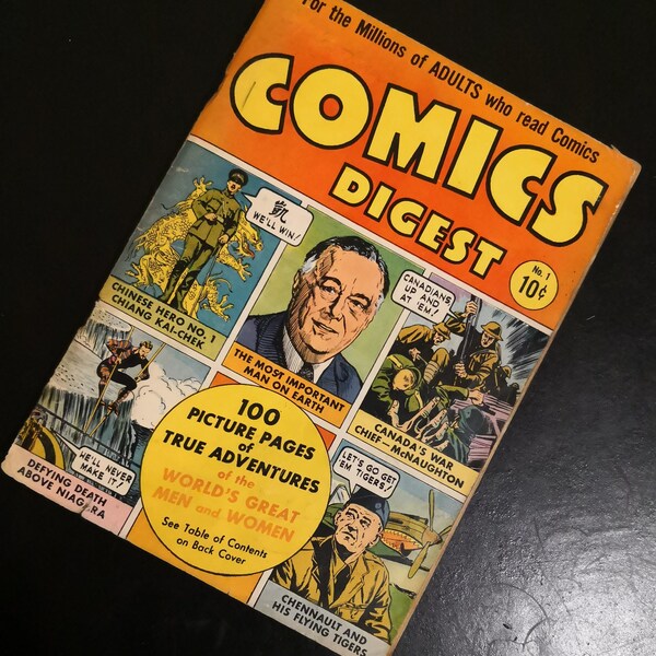 Comics Digest - Etsy