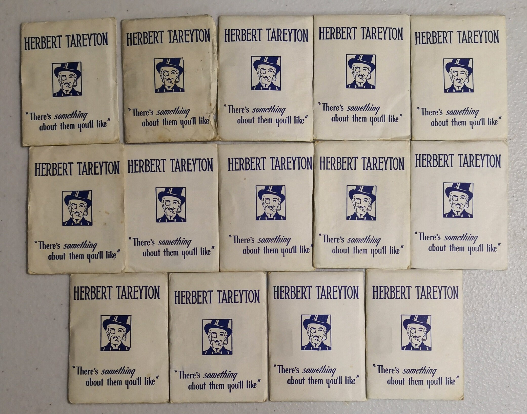 1939 Herbert Tareyton Cigarettes 3D Tobacco Pop-up Card Lot of 14 Very ...