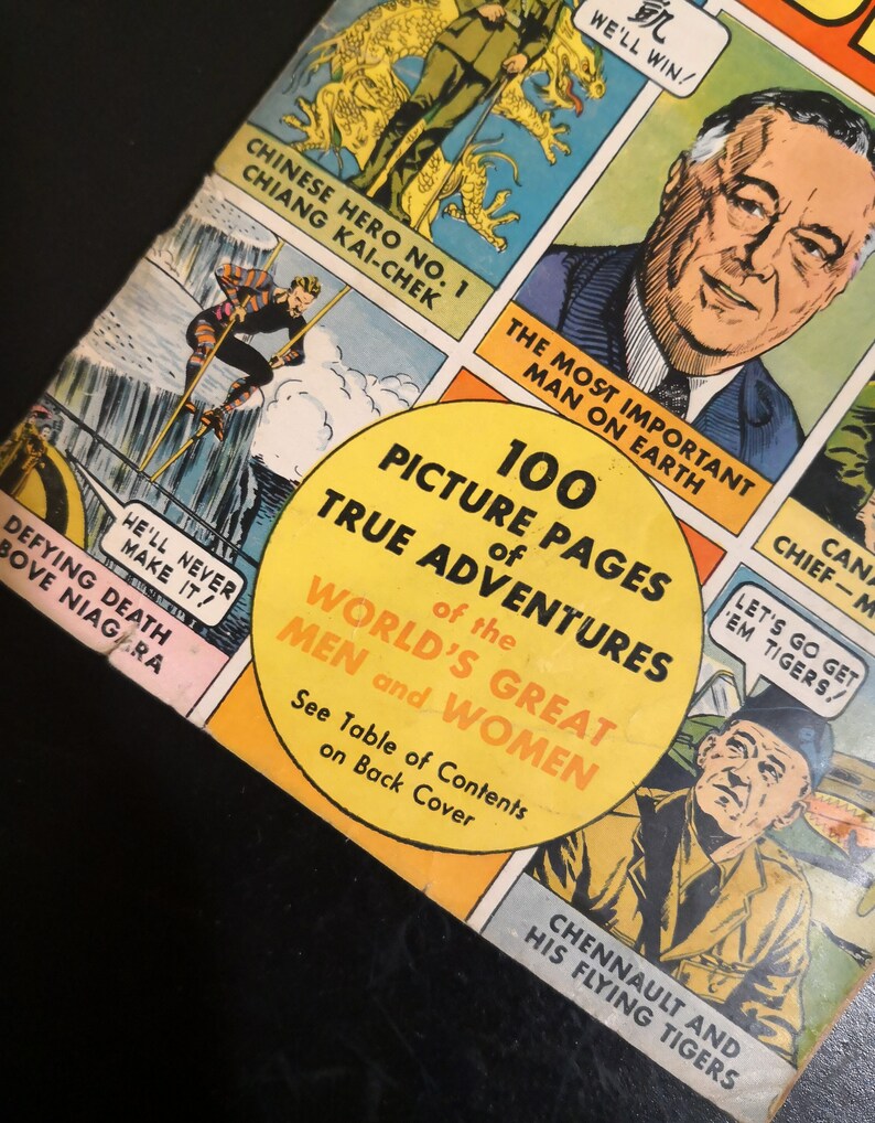 Vintage Comics Digest 100 Picture Pages of True Adventures -- 533A - Etsy