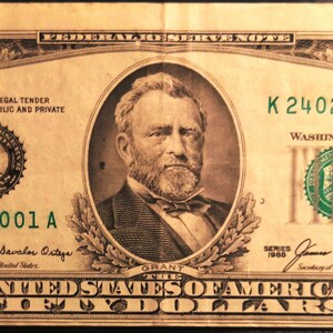 1985 50 Bill Error Misaligned Face Printing - Etsy