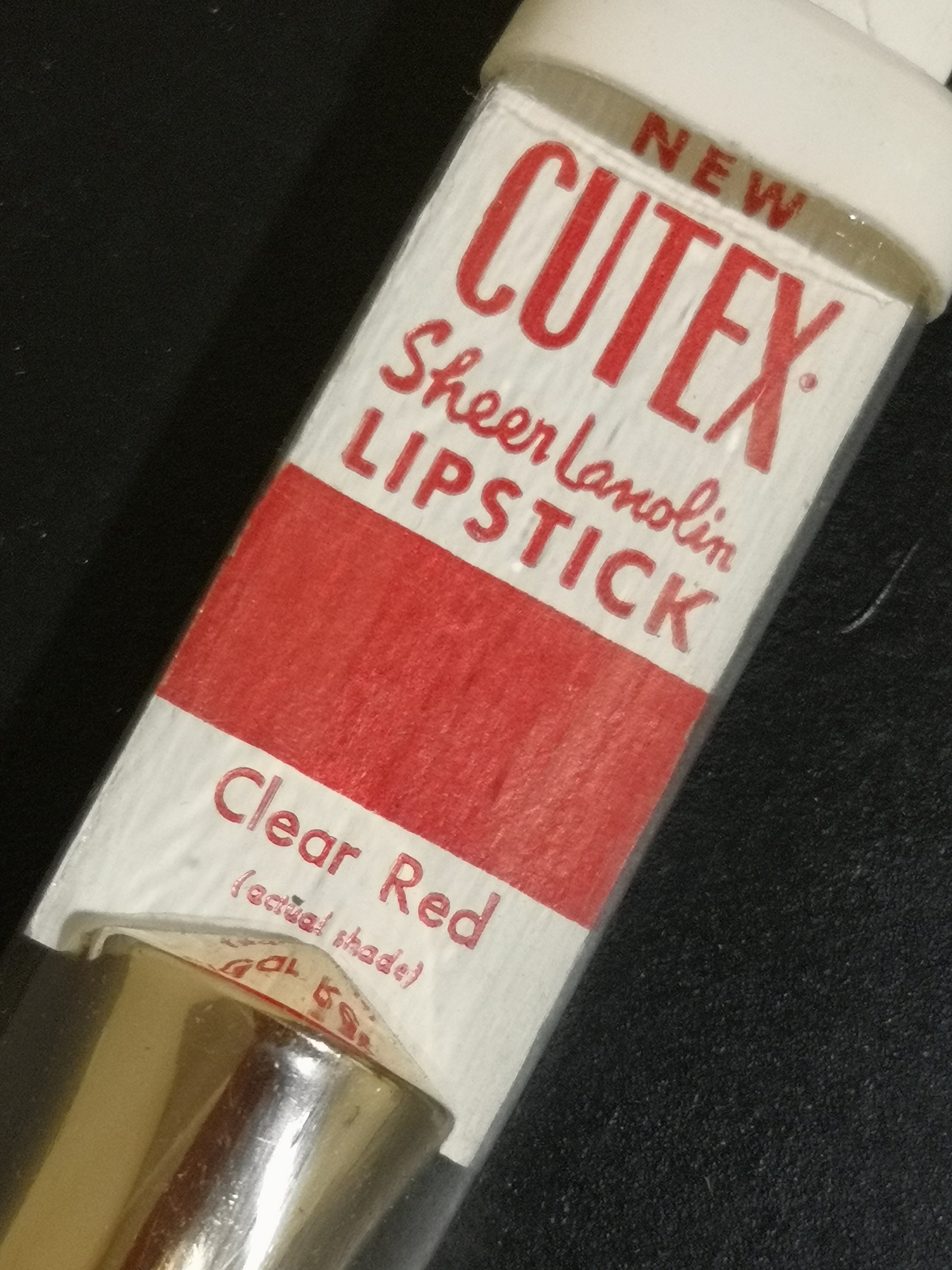 Vintage 1950s Cutex Sheen Landin Lipstick Clear Red NOS Rare -- 168A - Etsy