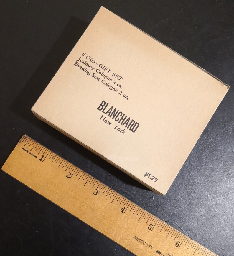 Vintage Blanchard Jealousy & Evening Star Cologne Set NOS in Box Rare ...