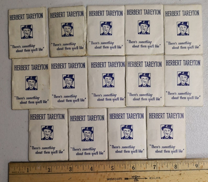 1939 Herbert Tareyton Cigarettes 3D Tobacco Pop-up Card Lot of 14 Very ...