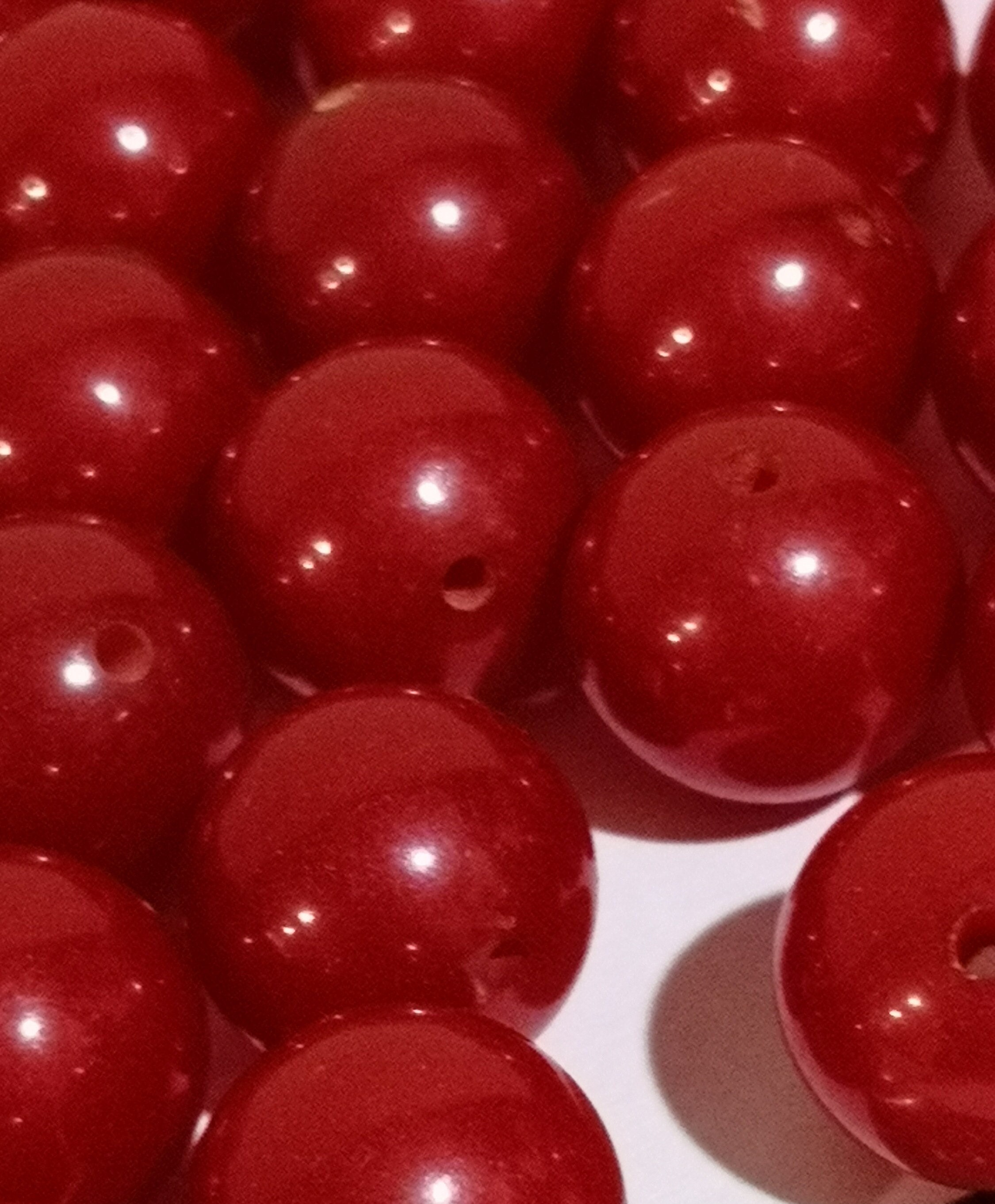 Vintage 1940s Estate Found 12mm Cherry Red Loose Bakelite Tested Rare ...