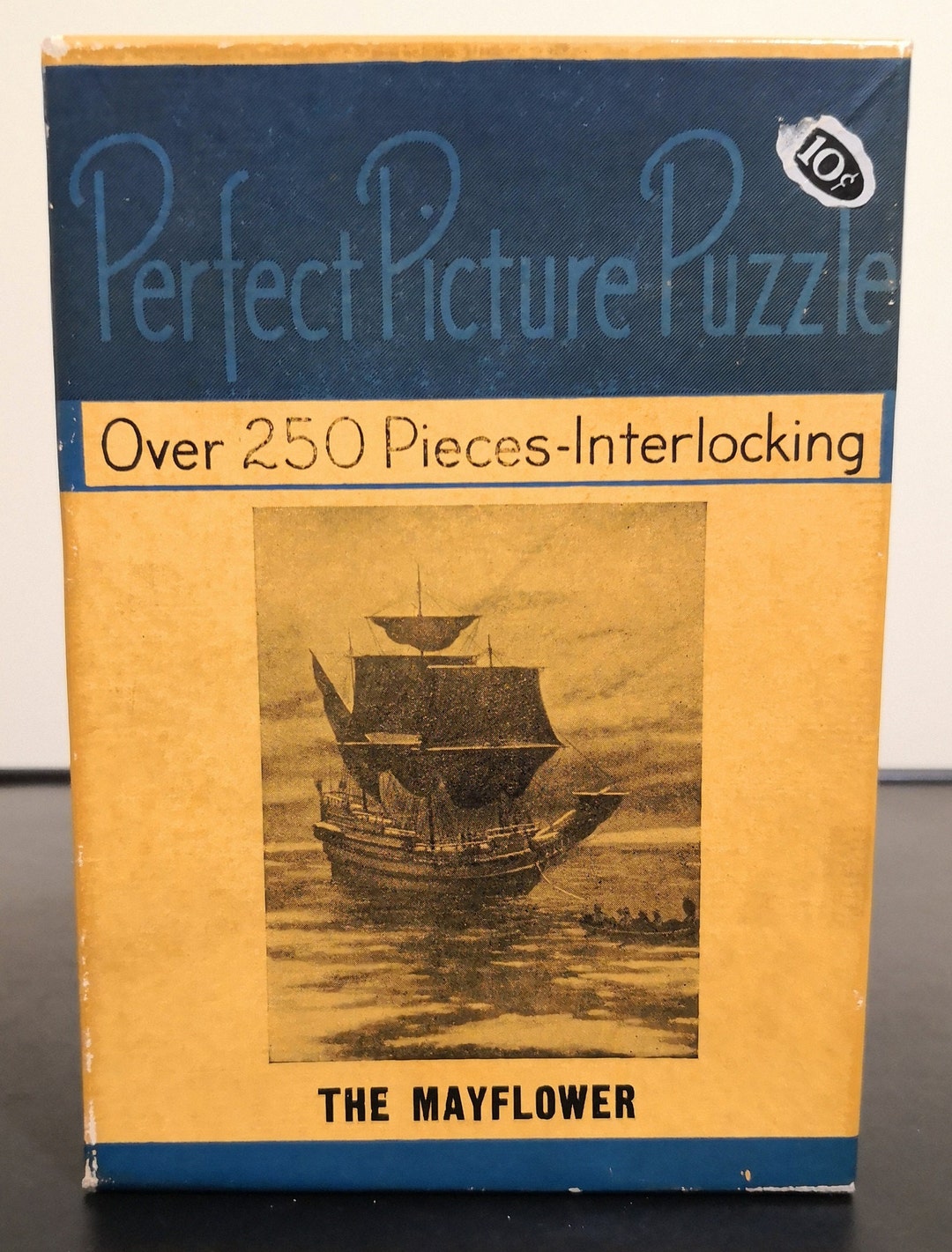 Vintage Perfect Picture Puzzle the Mayflower in Box 417A - Etsy