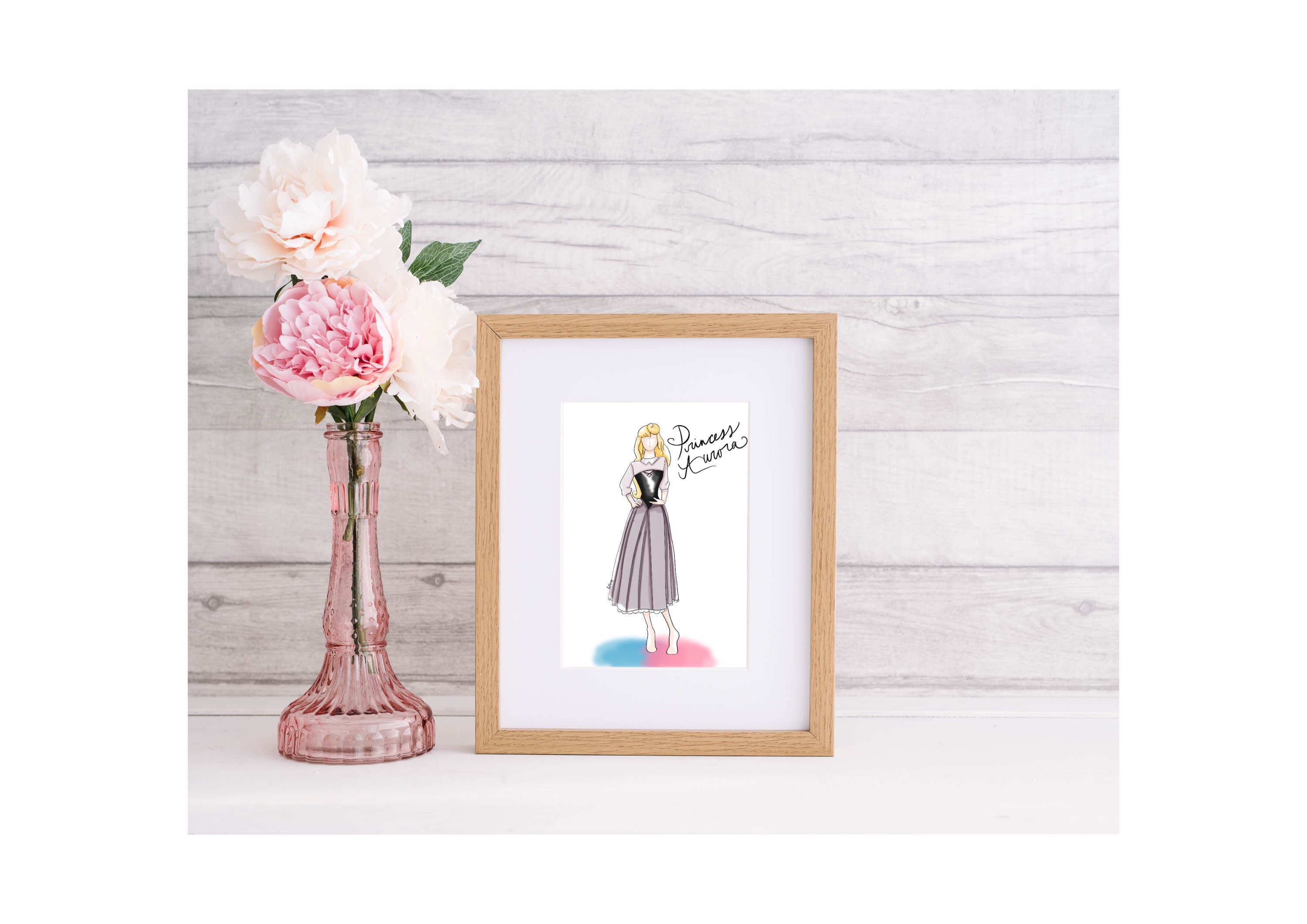 Disney Princesses Inspired Dress Design Classic Princess - Etsy