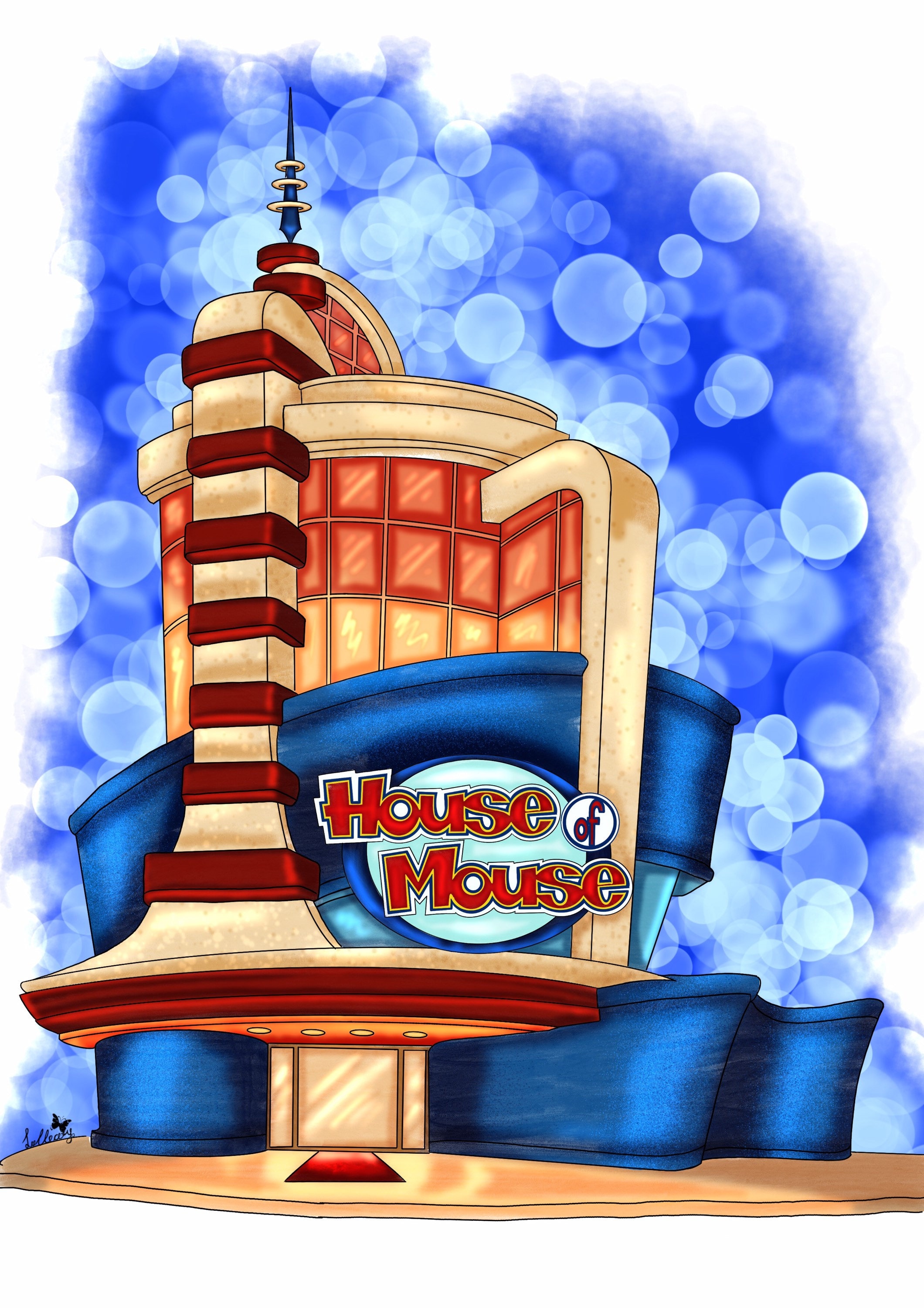 Disneys House of Mouse Disney Cartoon Disney Toontown Art Illustration ...