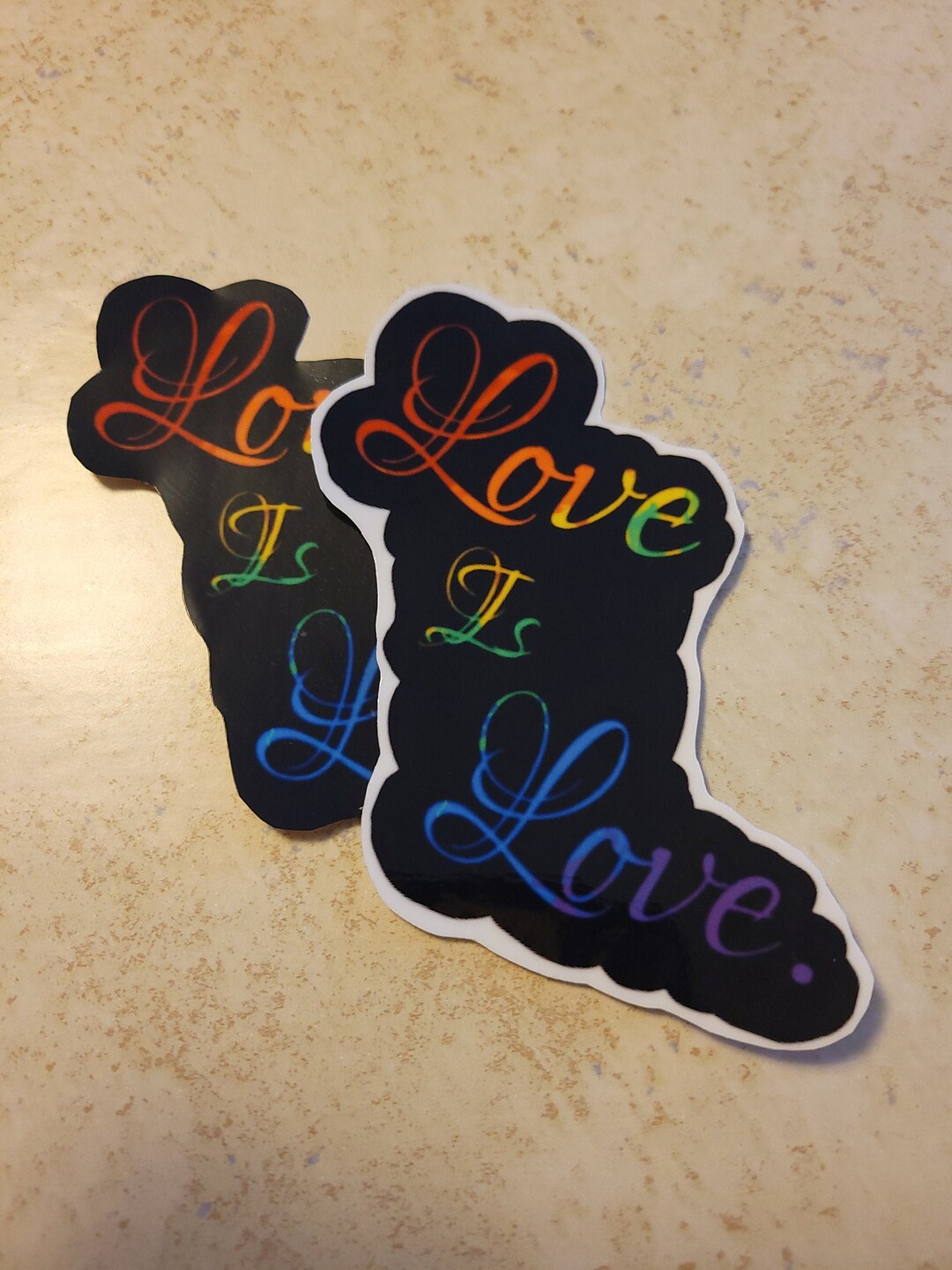 Flawed but Fabulous - Love is Love Hand-cut vinyl stickers - Etsy ...
