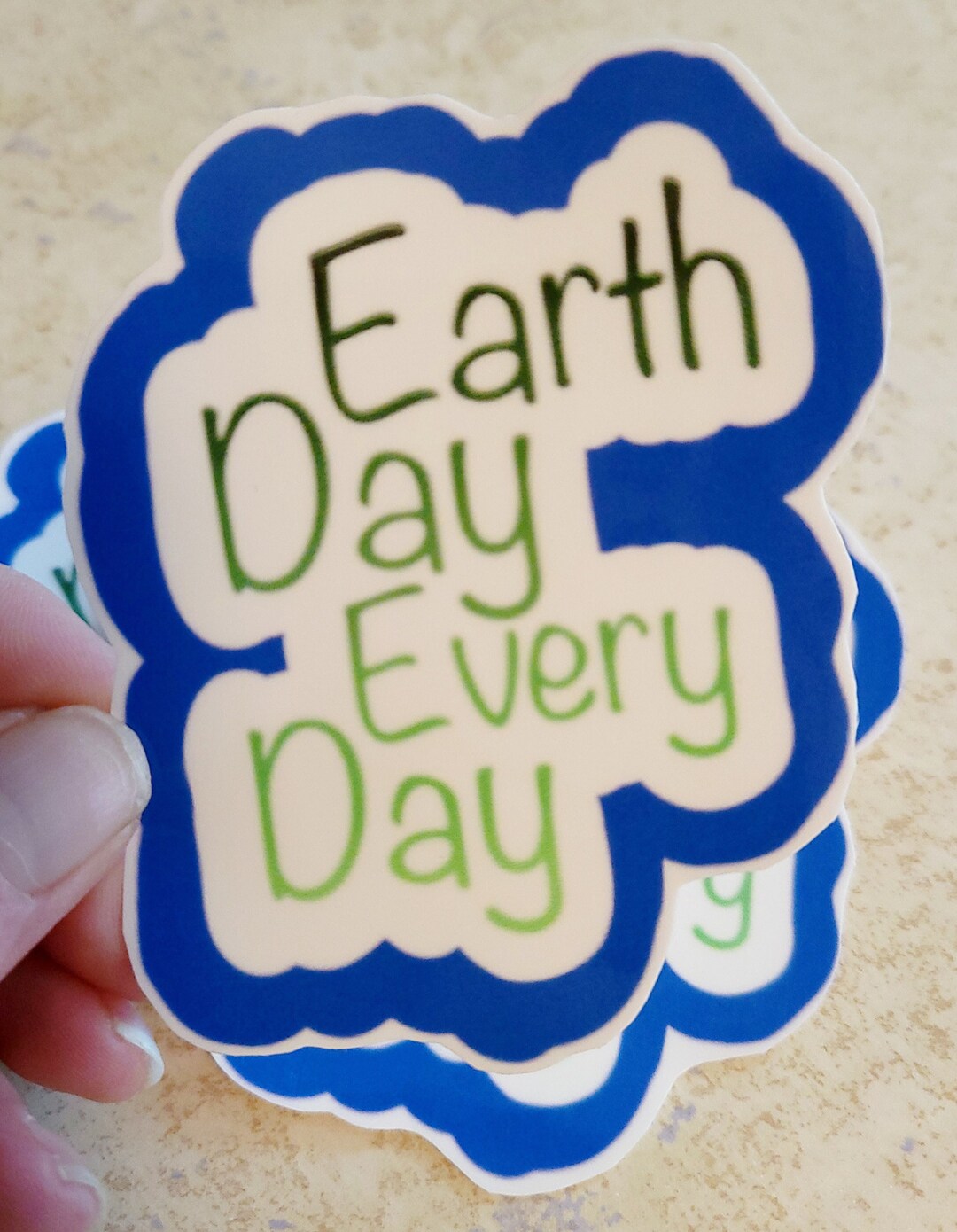 Earth Day Every Day Hand-cut Vinyl Stickers - Etsy