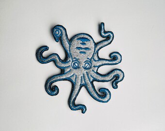 Embroidered Octopus | Etsy